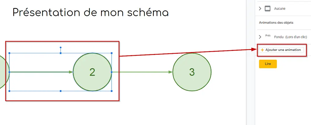 Google Slides : Comment réaliser une animation avec des objets